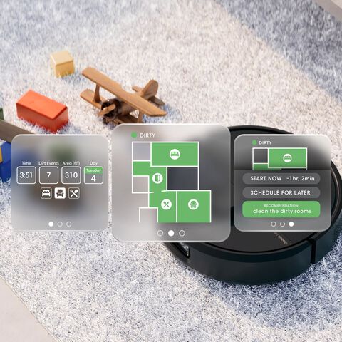 Roomba® Plus 505 Combo robot + AutoWash™ dock | BLACK